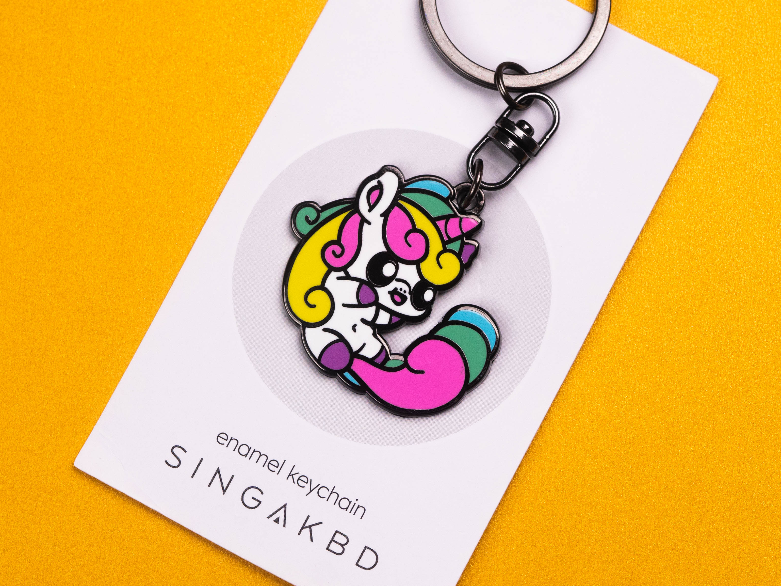 Hard Enamel Keychain – SINGAKBD